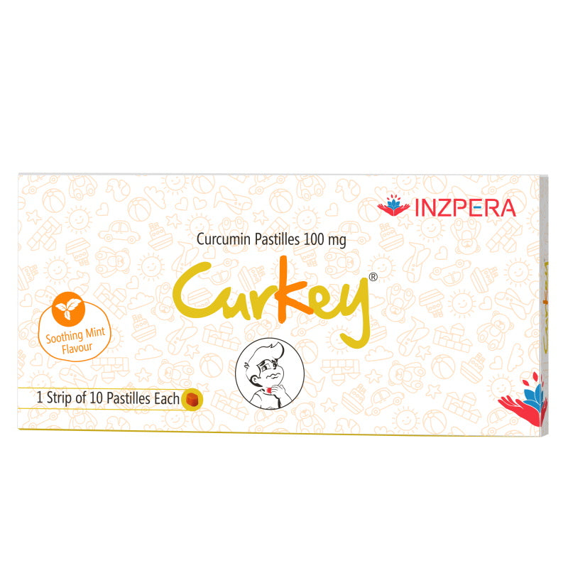 Curkey Pastilles for Quick Relief from Sore Throat with Natural ...