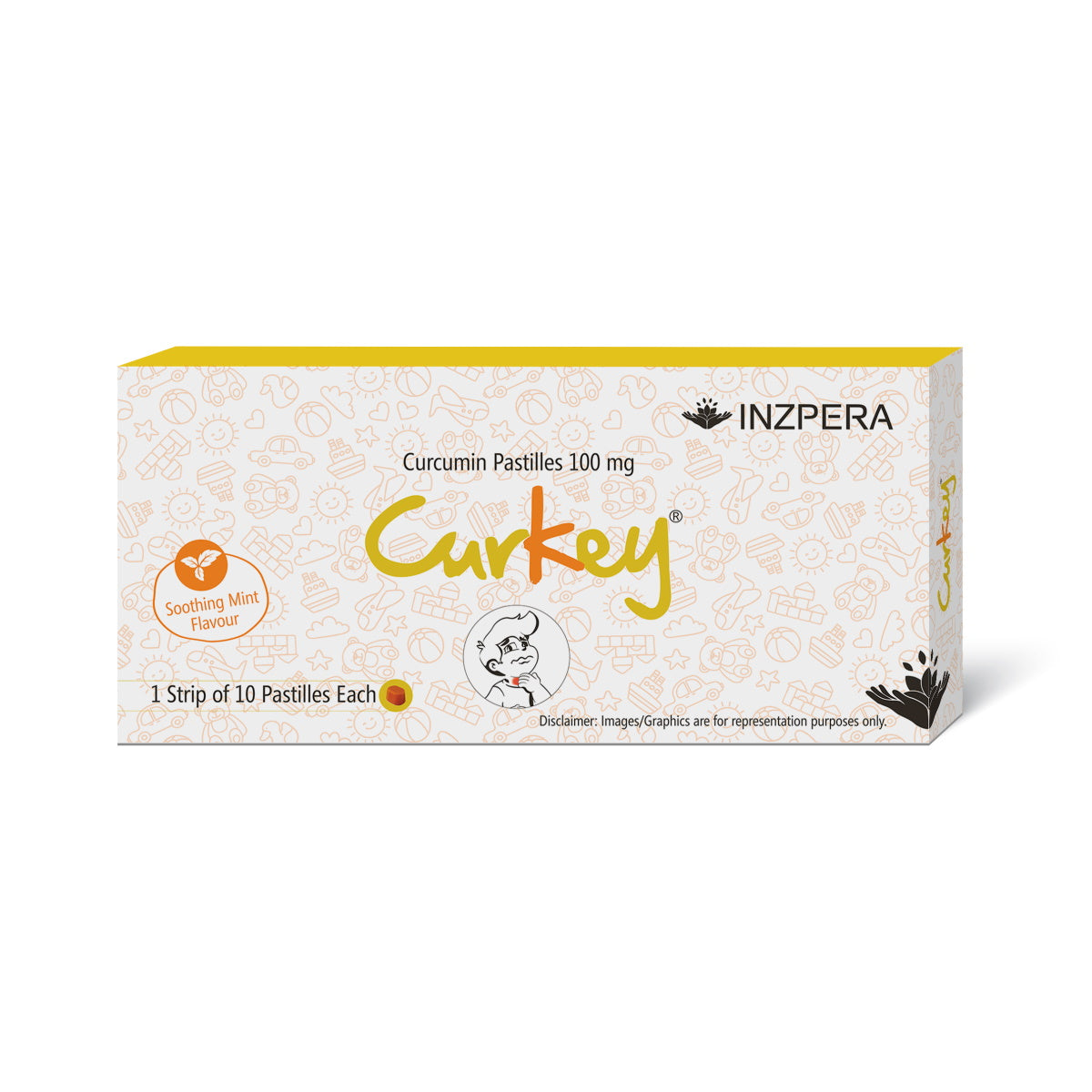 Curkey Pastilles for Quick Relief from Sore Throat with Natural ...