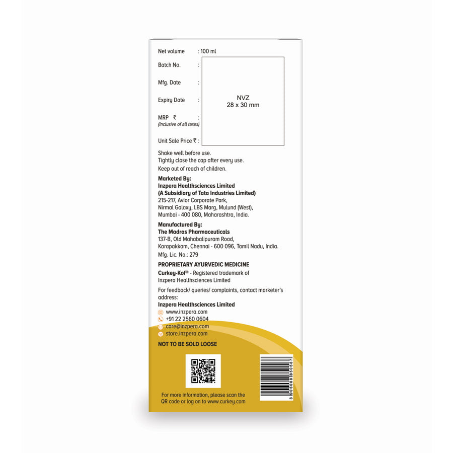 Curkey-KOF (100ml) – Inzpera Healthsciences